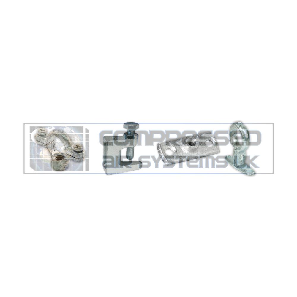 Galvanised Air Line Fittings, Valves & Brackets