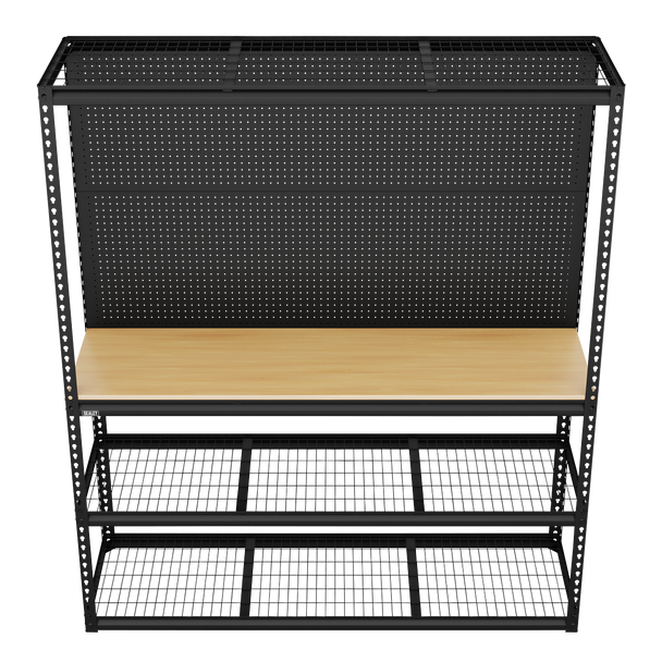 Sealey APMWB1 | Heavy-Duty Modular Workbench with Racking & Pegboard ...