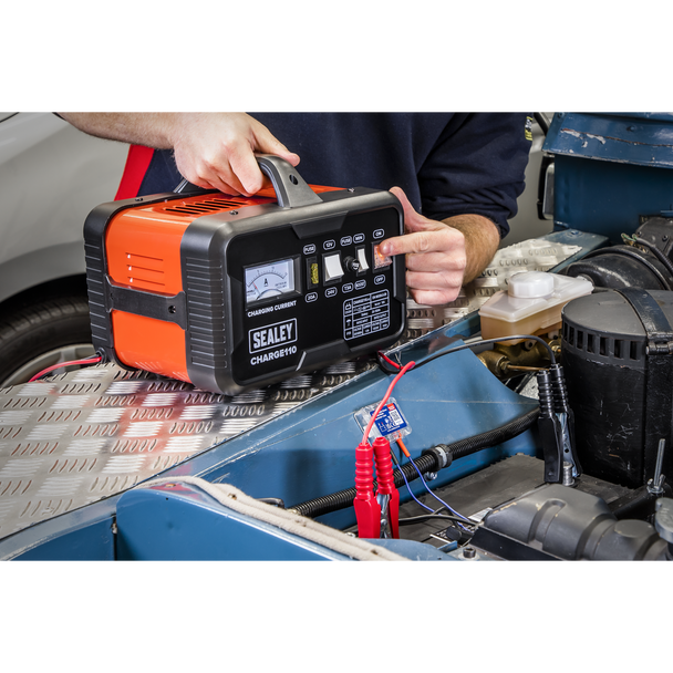 Sealey CHARGE110 │ 12/24V Battery Charger 14A 230V | Compressed Air ...