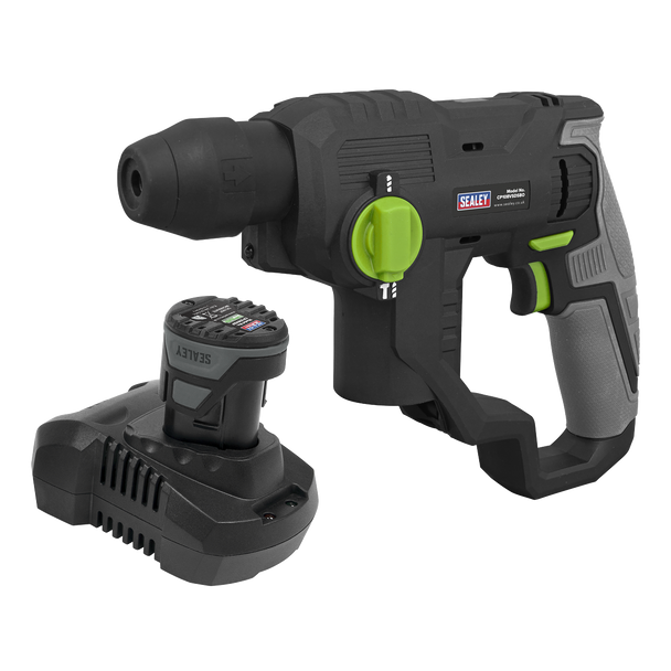 Sealey CP108VSDS │ SV10.8 Series Cordless SDS Plus Rotary Hammer Drill ...