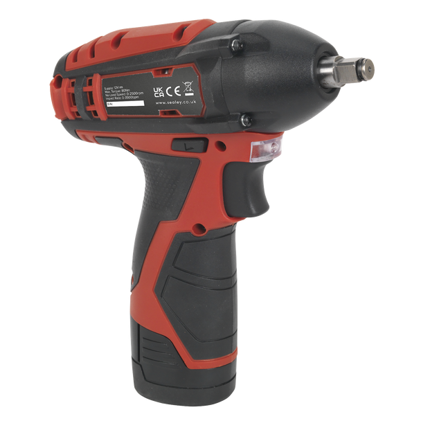 Sealey CP1204 │ SV12 Series 3/8"Sq Drive Cordless Impact Wrench 12V ...