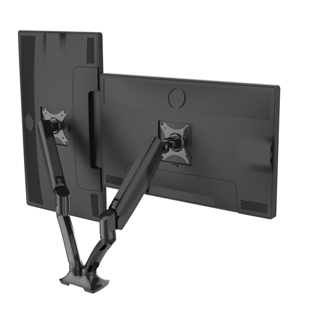 Sealey DH25 │ Dellonda Adjustable Double Monitor Arm with 360° Rotation ...