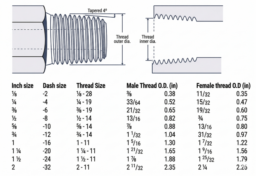 The Ultimate Guide to British Standard Pipe Threads: Identification ...
