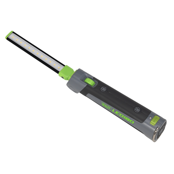 Sealey LED180 ⏐ Rechargeable Slim Folding Inspection Light 4W & 1W SMD LED | Compressed Air ...