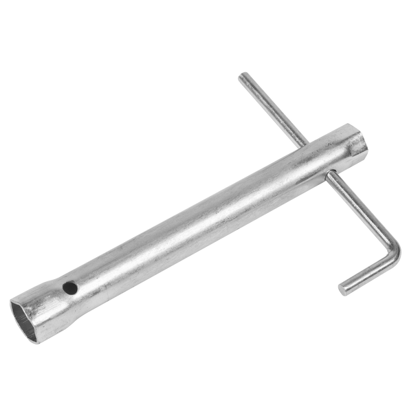 Sealey MS160 ⏐ Long Reach Double End Spark Plug Box Spanner with L-Bar ...