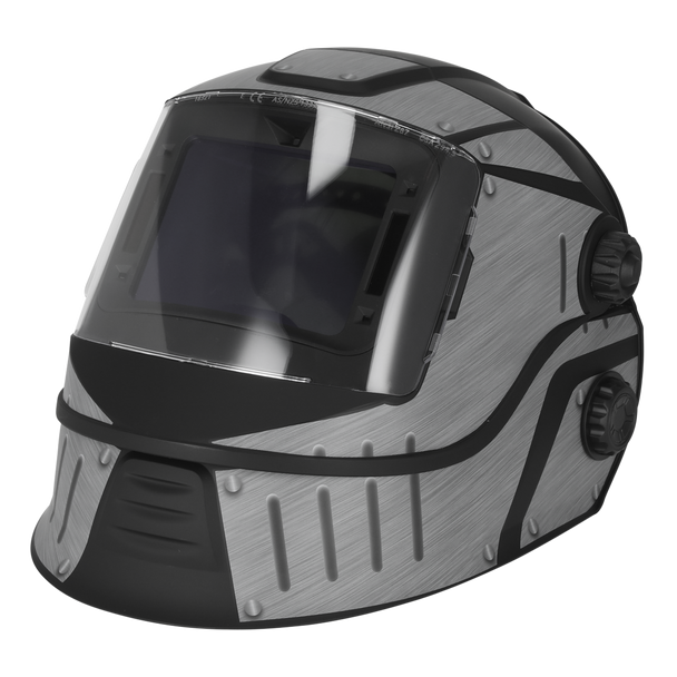 Sealey PWH603 ⏐ Auto Darkening Solar Powered Flip-Up Welding Helmet | Compressed Air Systems UK ...