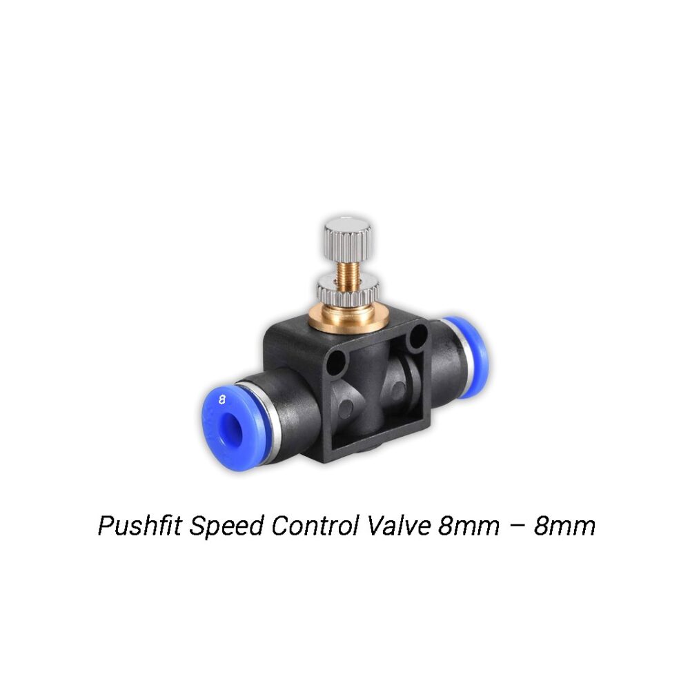 Pushfit Speed Control Valve 8mm - 8mm | Compressed Air Systems UK and ...