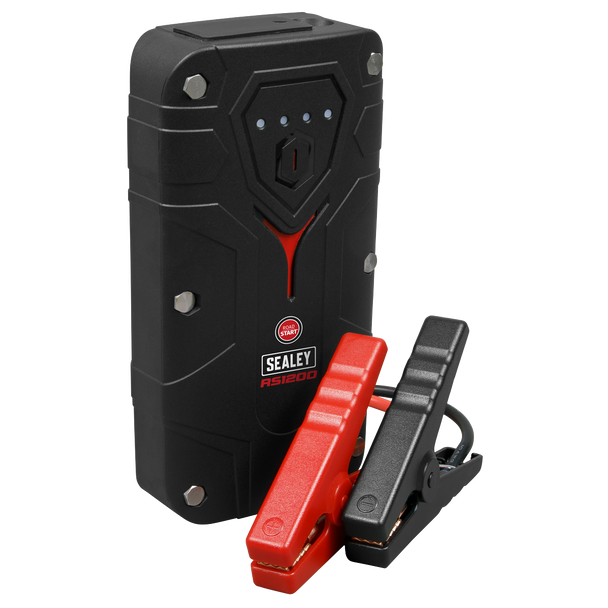 Sealey RS1200 ⏐ RoadStart® 12V Lithium-ion Jump Starter Power Pack ...