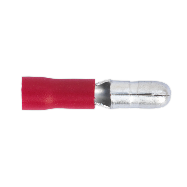 Sealey RT11 ⏐ Male Bullet Terminal 4mm, Red - Pack of 100 | Compressed ...