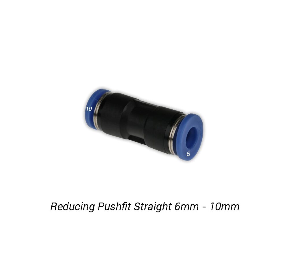 Reducing Pushfit Straight 6mm - 10mm | Compressed Air Systems