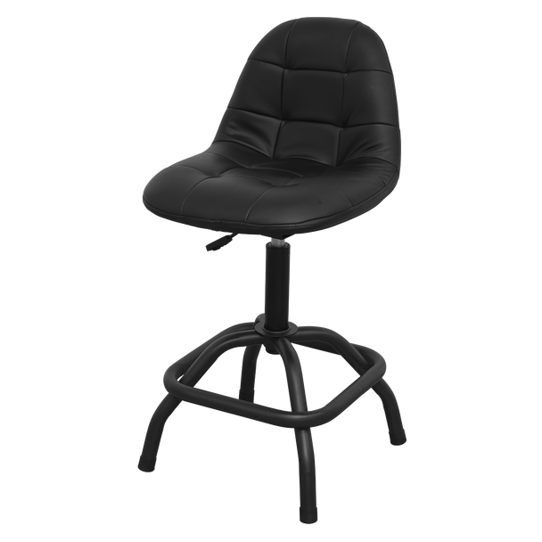 Sealey SCR01B ⏐ Premier Industrial Pneumatic Workshop Stool with ...