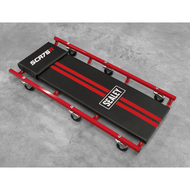 Sealey SCR75 ⏐ 36" Deluxe American-Style Creeper with Steel Frame & 6 ...