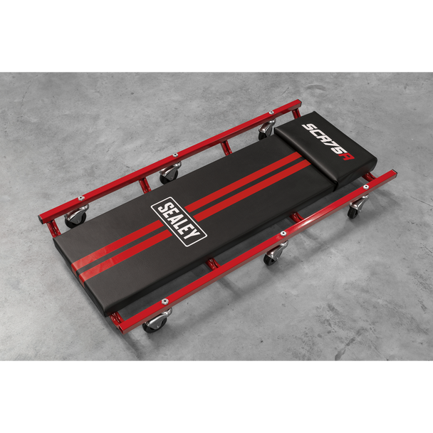 Sealey SCR75 ⏐ 36" Deluxe American-Style Creeper with Steel Frame & 6 ...