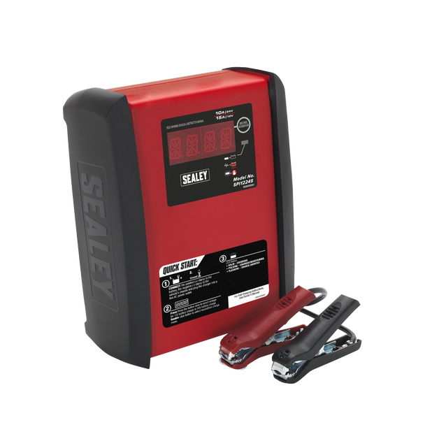 Sealey SPI1224S ⏐ 12V/15A 24V/10A Intelligent Speed Charge Battery ...