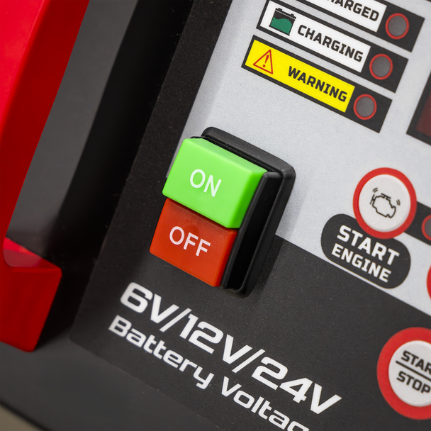 Sealey SUPERSTART550E ⏐ 6/12/24V Battery Starter/Charger 550A ...