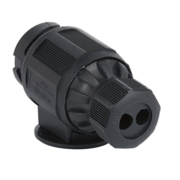 Sealey TB54 ⏐ Towing Plug 13-Pin Euro Plastic 12V Twin Inlet ...