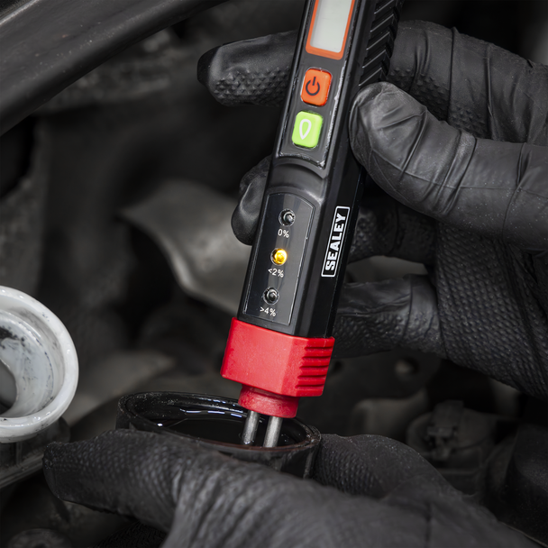 Sealey VS0276 ⏐ 2-In-1 Brake Fluid Tester & Tyre Pressure Gauge ...